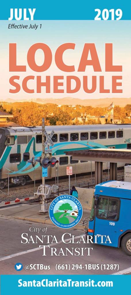 New Schedules – Effective July 1, 2019 - City of Santa Clarita Transit