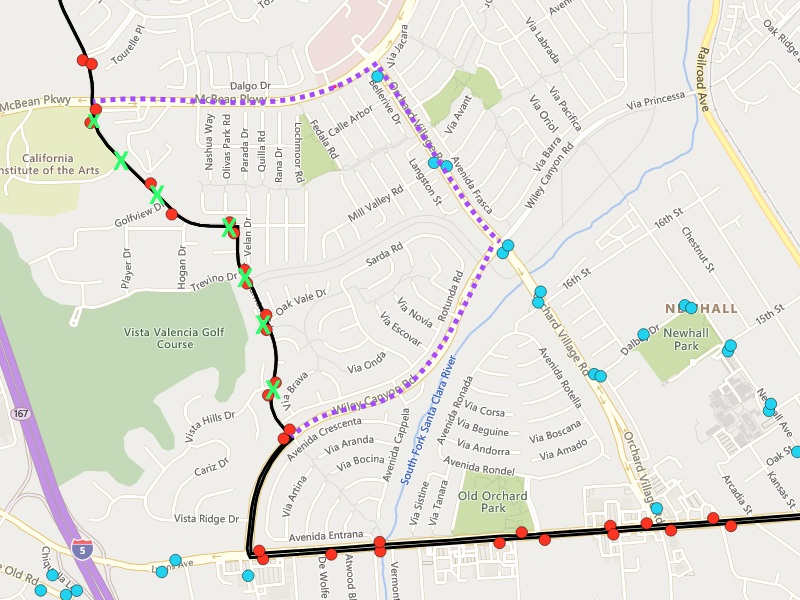Santa Clarita Transit Map