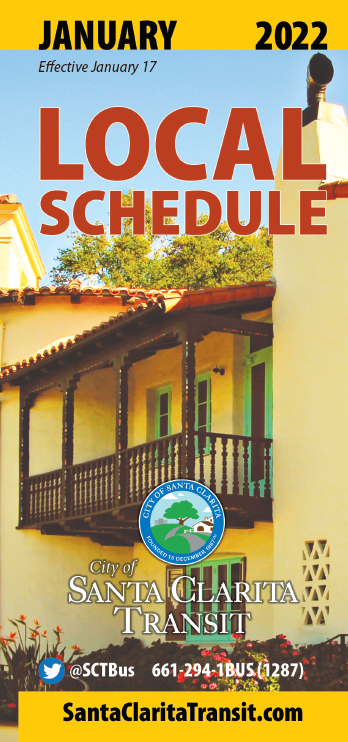 New Schedules – Effective January 17, 2022 - City of Santa Clarita Transit
